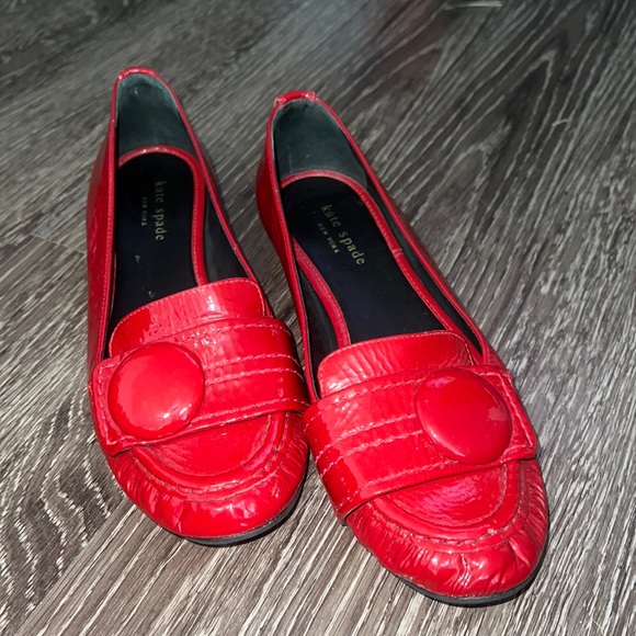 kate spade | Shoes | Kate Spade New York Red Patent Leather ...